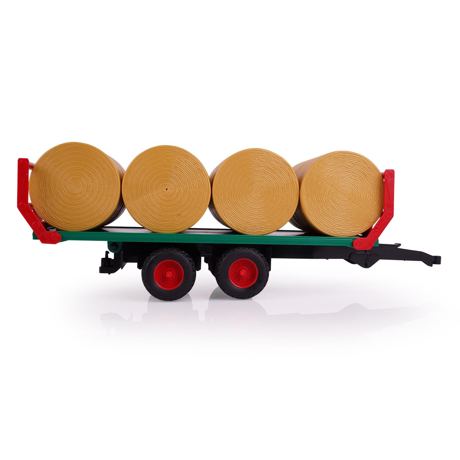 Case IH Fanshop. Model Bale transport trailer with 8 round bales
